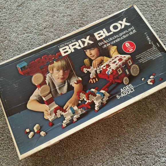Toys | Vintage Brix Bloxs Little Learners From Sears Building Blocks ...